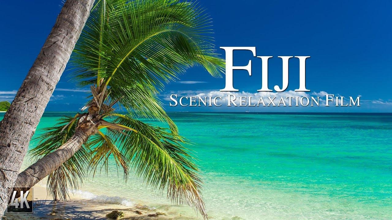 FIJI 4K Relaxation Drone Video | Fiji Is | Destination Paradise | Gan ...
