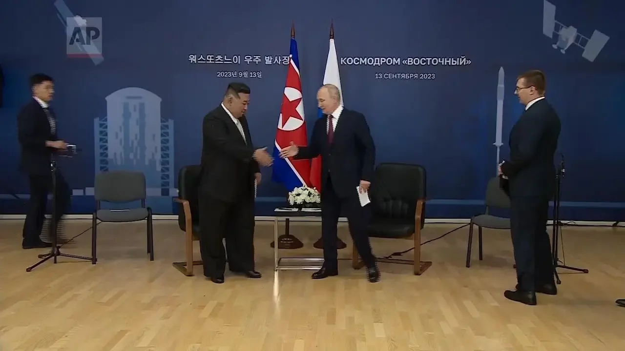 Kim Jong Un Vows Support For Vladimir Putin During Russia Trip