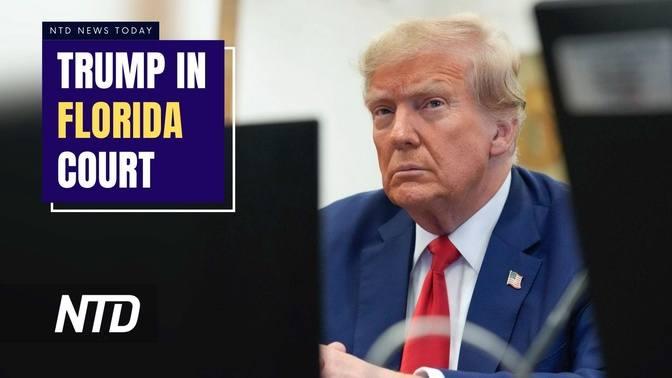 Trump Attends Florida Hearing on Motions to Dismiss Docs Case; Steven Mnuchin Looking to Buy ...