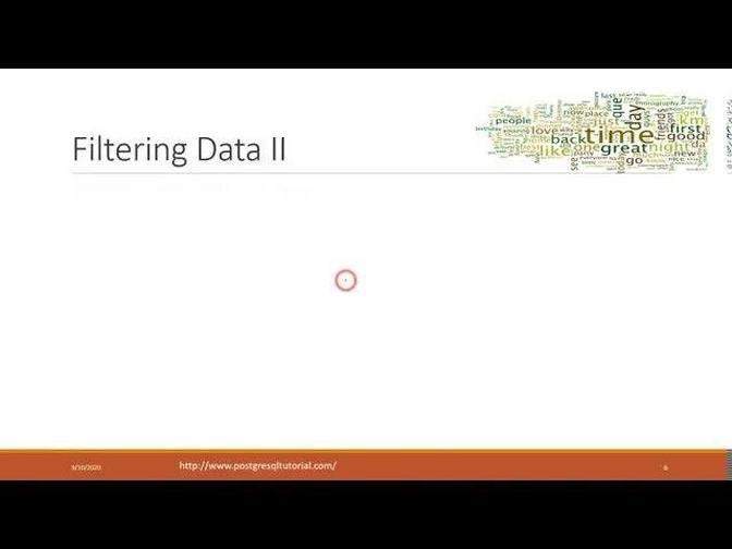 Lec 3.2 Filter data in #SQL #datamining | Videos | LBSocial | Gan Jing World