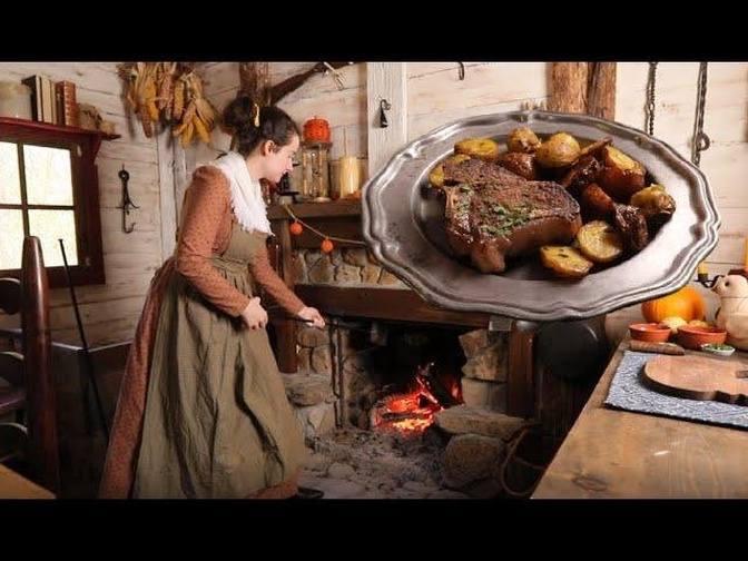 Cooking Up a Fall Feast from 1808 |Real Historic Recipes ASMR| | Videos ...